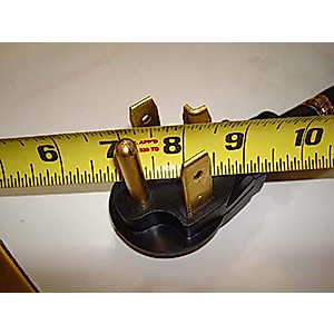 14-30P 4-Pin Male Dryer Plug To L6-30R 3-Prong Female Twist Lock Socket Receptacle Outlet Electric Power Cord Cable Miller Lincoln Hobart Plasma Cutter Welder Adapter/Converter NEMA FX467W