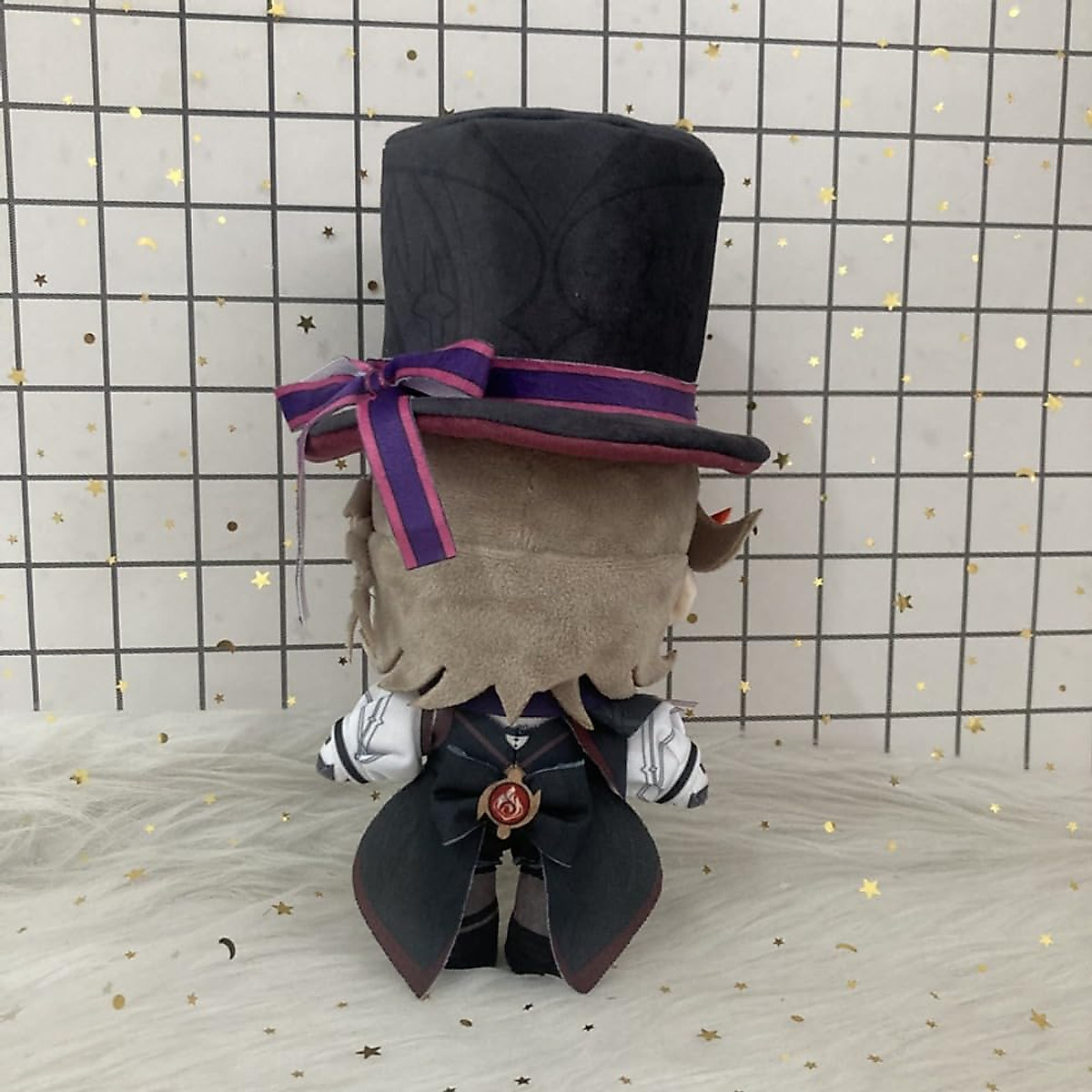 SSJTBEZX Genshin Lyney Plush Toys Doll Lovely Pillow Christmas New Year Birthday for Kids Gifts Soft Doll 23 cm/9.0 inch