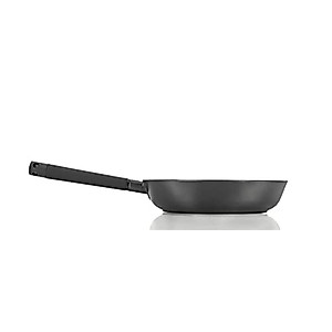 ZAVOR Noir 10 Inch Skillet - Premium Cast Aluminum with Titanium-based Nonstick Ceramic Coating & Removable Handles - Ultra Lightweight - Oven & Induction Ready | Noir Collection