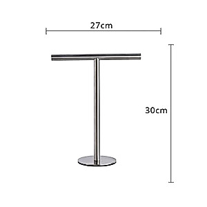 FCMLD Movable Free-Standing Hand Towel Holder Standing Tree Rack Bath Towel Stand Bathroom Vanities Countertop