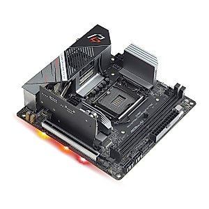 Asrock Z490 Phantom Gaming ITX/TB3 Supports 10 th Gen and Future Generation Intel Core Motherboard Processors (Socket 1200), Model Number: Z490 Phantom Gaming-ITX/TB3