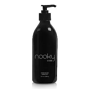 Personal Lubricant. Nooky Lube Natural Water Based Lubes for Men and Women. Made in USA. (32oz)