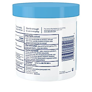 Desitin Daily Defense Baby Diaper Rash Cream with 13% Zinc Oxide, Barrier Cream to Treat, Relieve & Prevent Diaper Rash, Hypoallergenic, Dye-, Phthalate- & Paraben-Free, 16 oz