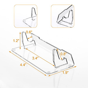CaSZLUTION Clear Acrylic Stand Compatible with Nintendo New Game & Watch Handheld Portable Game Console Holder Display Stand