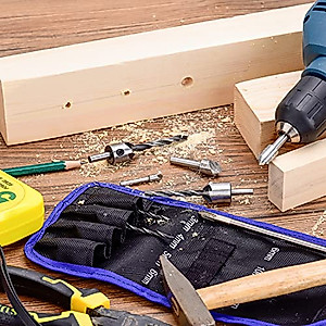 Himutain Countersink Drill Bits Set, Counter Sink Drill Bit Sets for Wood, 82 Degree High Carbon Steel Wood Countersink Bits (1/2" 3/8" 1/4")