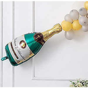 Champagne Bottle Balloon Kit, 2Pcs 40" Champagne Bottle Balloon & 70Pcs Assorted Balloons Ideal for Wedding Birthday Bachelorette Bridal Shower Party Decorations