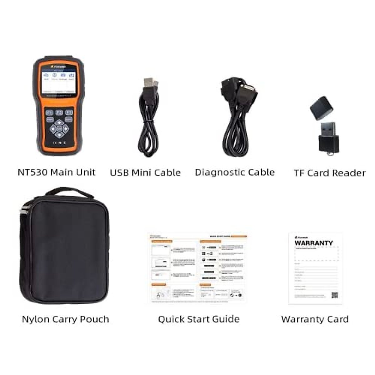 FOXWELL NT530 for Porsche - All Systems, All Maintenance Service - Bidirectional Diagnostic Scan Tool OBD2 Scanner Automotive Code Reader ABS Bleed SRS Airbag SAS TPMS TPS EPB Oil Reset CKP