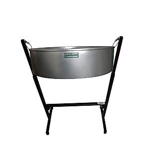 LOW TENOR (SOPRANO, LEAD) STEELPAN (STEEL DRUM) WITH PROTECTIVE CARRYING CASE