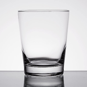 Set of 6 Libbey 816CD Heavy Base Double Rocks / Old Fashioned Glass, 15 ounce, w/ Signature Party Picks