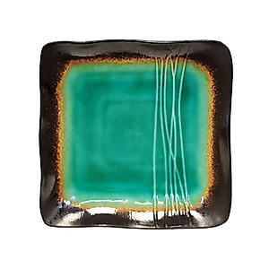 Baum-Essex - Dinnerware Sets, 16 Piece Dish Set for 4, Beautiful Home Decor includes Dinner Plates, Salad Plates, Bowls, and Mugs (Zen Quartz Jade)