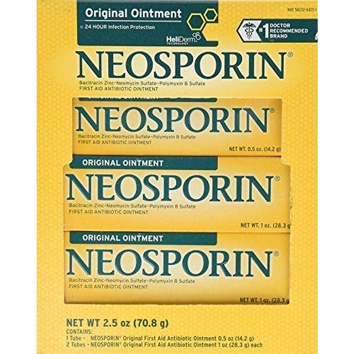 Neosporin Original Ointment First Aid Antibiotic Treatment 3 Pack Value Pack … (Value Pack)