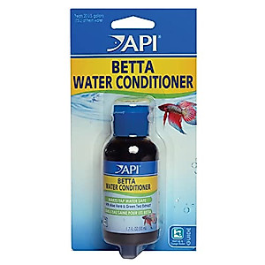 API BETTA WATER CONDITIONER Betta Fish Freshwater Aquarium Water Conditioner 1.7-Ounce Bottle, BETTA WATER COND, 1.7 OZ