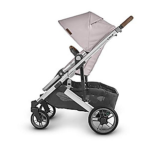 UPPAbaby Cruz V2 Stroller - Alice (Dusty Pink/Silver/Saddle Leather) + Piggyback for Cruz V2