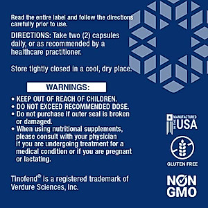 Life Extension Immune Modulator with Tinofend - For Healthy Immune System Response and Inflammatory Response – Tinospora Cordifolia Extract Supplement - Non-GMO, Vegetarian – 60 Capsules