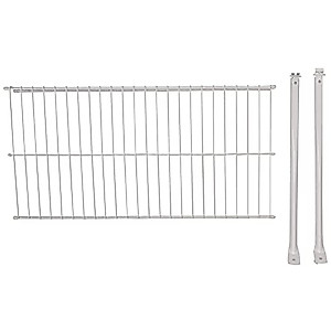 Rubbermaid Linen Closet Shelf Kit, 2-foot x 12-Inch, Metal, Wire Shelving System for Laundry Rooms or Basements