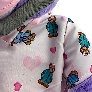 BYO-BFF Stuffed Animals Plush Toy Outfit – Pink Scrubs Outfit 8”