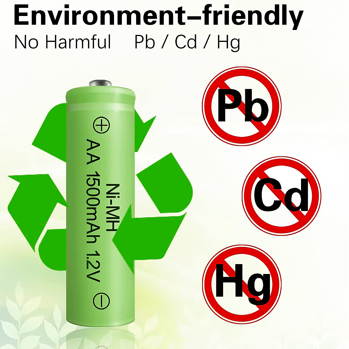 GENYESTAR Rechargeable AA Batteries, AA NIMH 1.2V 1500mAh Double A Rechargeable Battery Pre-Charged Solar Batteries Low Self Discharge for Solar Light Household Devices, 16 Pack