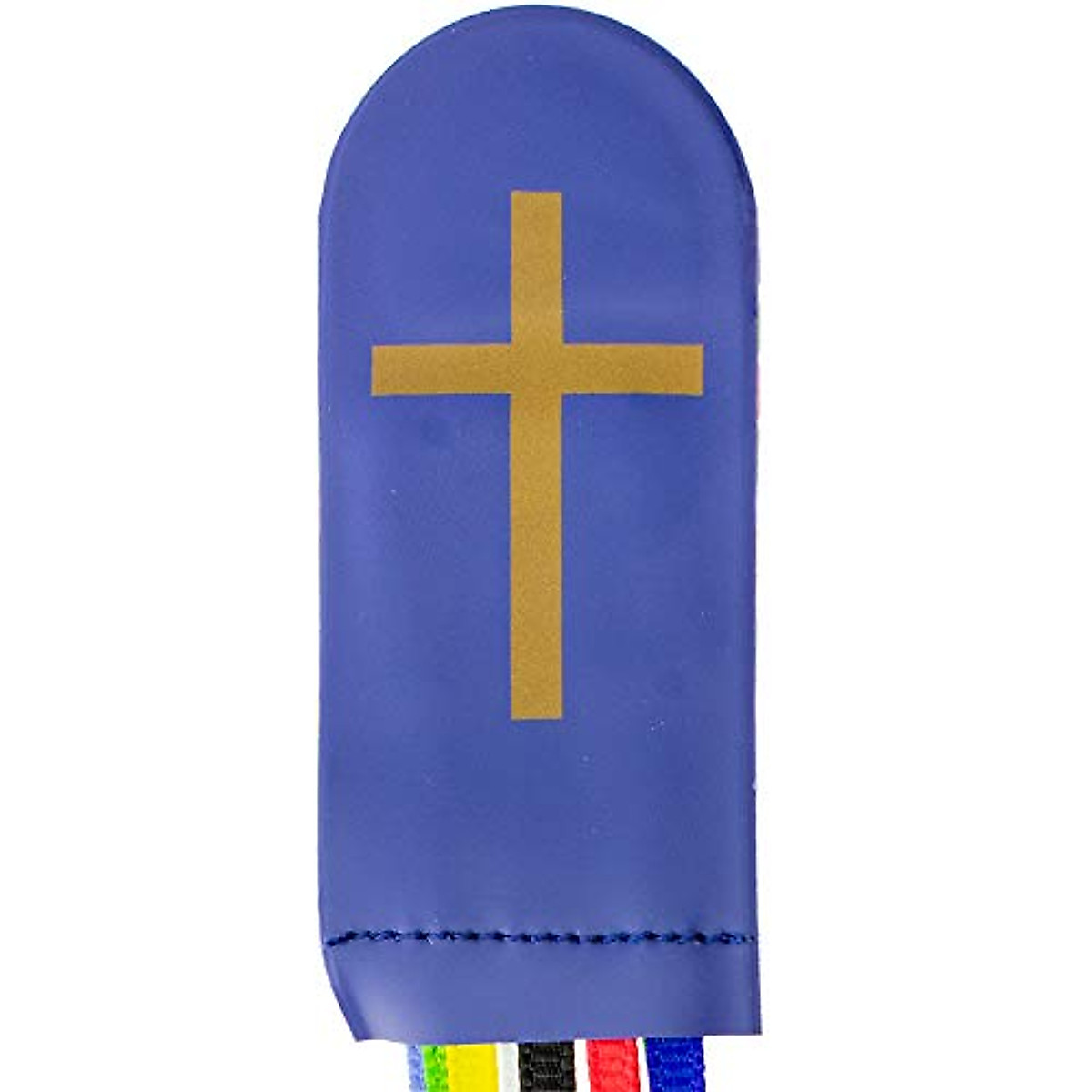 8 Ribbon Multi-Color Bible Bookmark (Pack of 2)