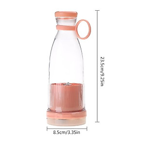 Portable Blender Mini Fruit Juicer Mixer Travel Blender Bottles Small Juice Extractor For Traveling Gym Office Small Electric Blender Juice Extractor