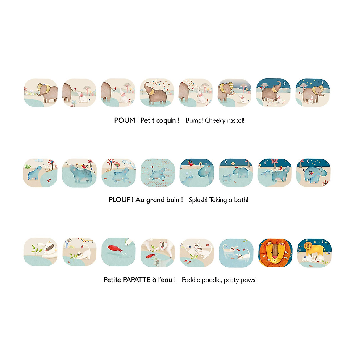 Moulin Roty Box 3 Discs Storybook Papoum Without Torch