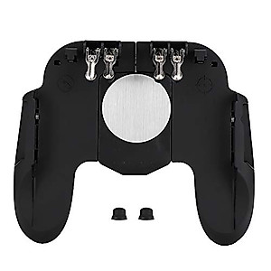 DAUERHAFT Heat Dissipation Gamepad, Push Trigger Design Mechanical Keystroke Feel Game Auxiliary Key for Phones Under 6.5inch for Mobile Phone