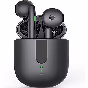 Wireless Earbuds，Bluetooth 5.3 Noise Cancelling Earbuds，Bluetooth Headphones 3D HIFI Stereo Bass， IPX7 Waterproof Sports Touch Control with USB-C Fast Charge Mini Charging Case for Android ios
