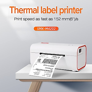 Fangtek Thermal Shipping Label Printer - Commercial Grade Direct Thermal High Speed Printer - Compatible with Amazon, Ebay, Etsy- 4×6 Thermal Printer