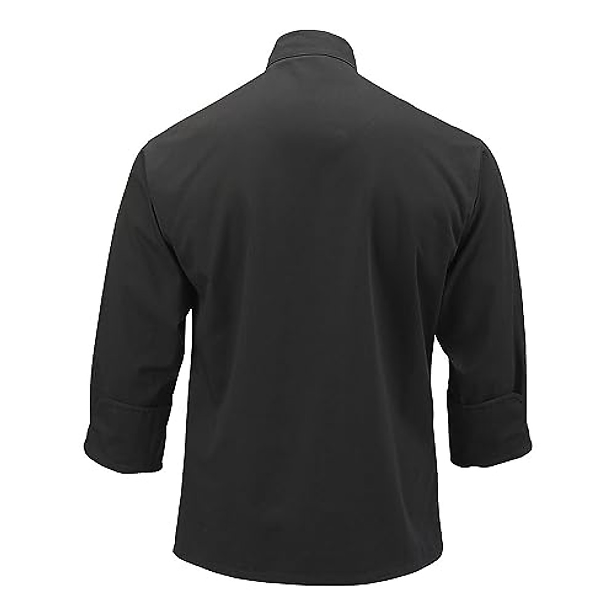 Mercer Culinary M60010BKM Millennia Men's Cook Jacket with Traditional Buttons, Medium, Black