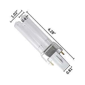 LB4000 Replacement Bulb Compatible with Germ Guardian AC4825 AC4850PT AC4300BPTCA AC4300BPT AC4850 AC4900 AC4900CA AC4800 AC4900 Purifiers Replace 5W UV-C Bulb(2 Packs)