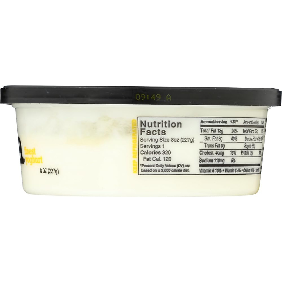 Noosa Lemon Yoghurt, 8 Ounce -- 12 per case.