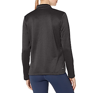 adidas Women's Team Issue Bomber Jacket, Black/Heather/White, Small