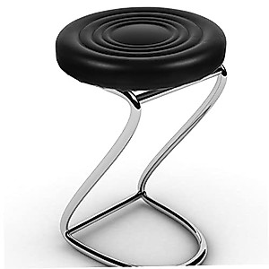 Homoyoyo 2pcs Round Stool Noodles Stainless Steel Seats Chair Round Stool Seat Replacement Canteen Stool Seat Bar Chair Supply Stool Chair Cover Counter Stool Seats Leather Kit Sponge Part