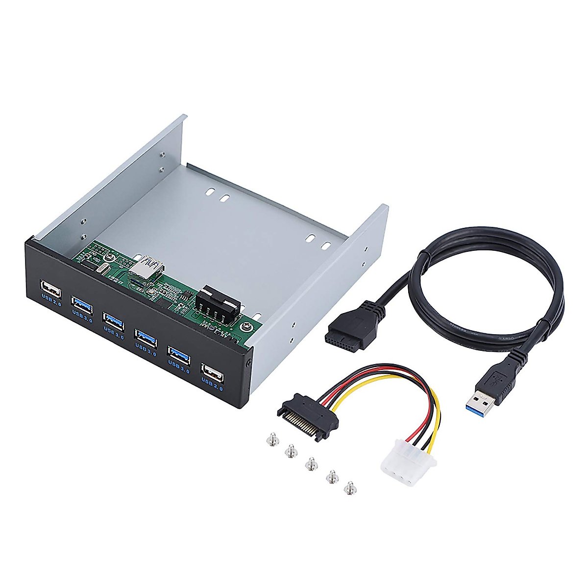 Shipenophy Data Transmission Sturdy Long-Term Use Multi-Functional Front Panel Plug and Play Computer