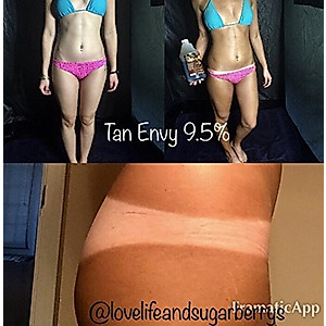 Tan Envy European Blend Dark 11.5% DHA Sunless Airbrush Spray Tanning Solution 32 oz