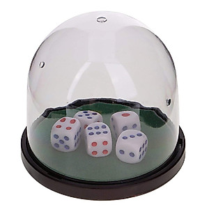 Dice Roller Cup Domes Hand Shaking Dice Cup Shaker for Party Guess Game Play