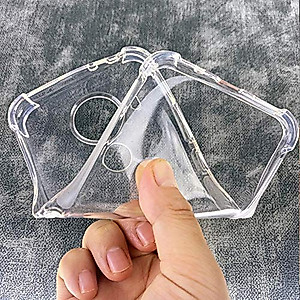 Ytaland for Nokia 5.4 Case, with 2 x Tempered Glass Screen Protector. (3 in 1) Crystal Clear Silicone Shockproof TPU Bumper Protective Phone Case Cover