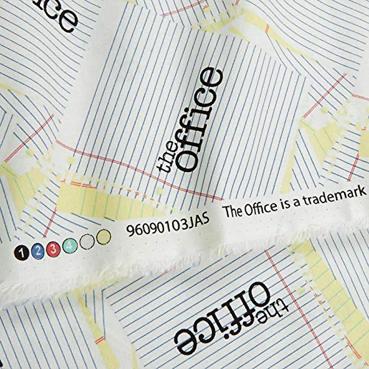 The Office Scrap Paper White, Quilting Fabric by the Yard