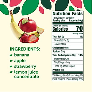 Beech-Nut Baby Food Pouches Veggies & Fruities Variety Pack, 3.5oz, 18ct