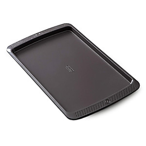 SAVEUR SELECTS Rimmed Baking Sheet, 11-Inch by 17-Inch, Non-stick, Warp-resistant Carbon Steel, Dishwasher Safe, Artisan Bakeware Series