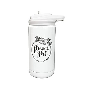 Legacy and Light Flower Girl 12 oz Water Bottle, Tumbler for Flower girl, Flower Girl Proposal, Will you be my Flower Girl, Flower Girl Cups, Thank You Wedding Day Favor, Little Girl gifts from Bride