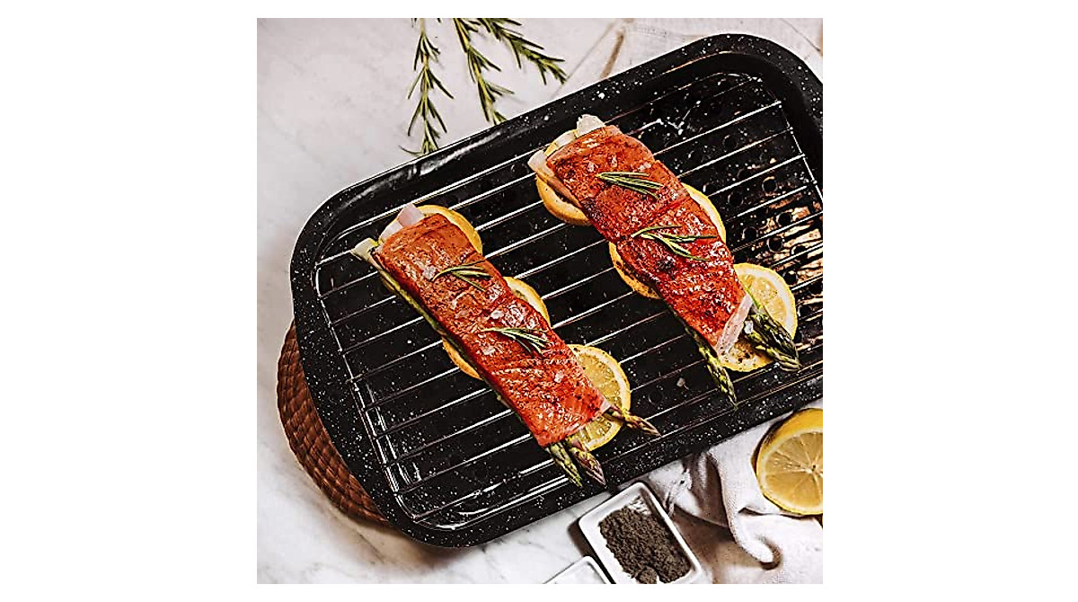 Granite Ware 3 Piece Bake & Grill Set for Versatile Cooking