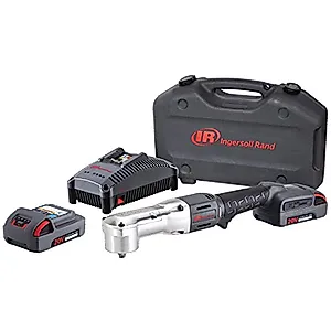 Ingersoll Rand W5330 20V 3/8" Cordless Right Angle Tool, Kit with tool/charger/case/2 batteries