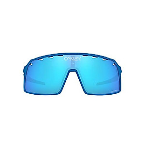 Oakley Men's OO9406 Sutro Rectangular Sunglasses, Sapphire/Prizm Sapphire, 37 mm