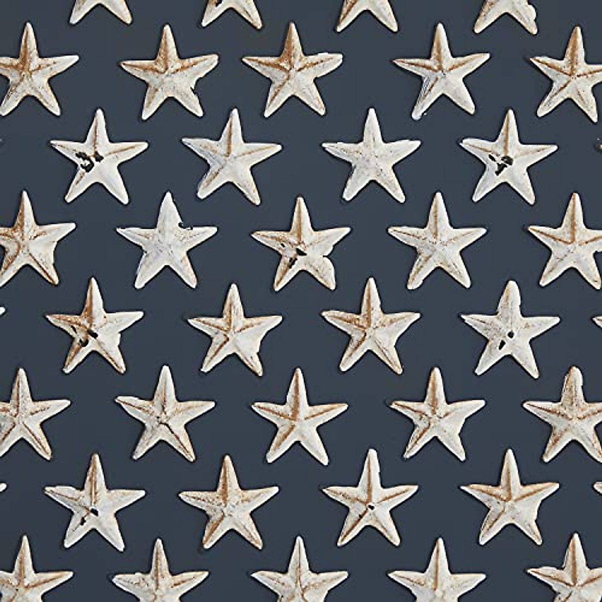 Deco 79 Metal American Flag Indoor Outdoor Wall Decor, 38" x 2" x 26", Red