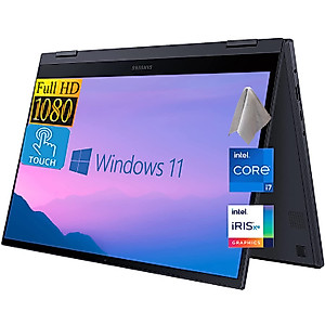 SAMSUNG Galaxy Book Flex2 Laptop, 13.3" FHD Touch Screen, Intel core i7 1165G7 (4 Core, Up to 4.7GHz), 16GB DDR4, 2TB PCIe SSD, Windows 11 with JAWFOAL