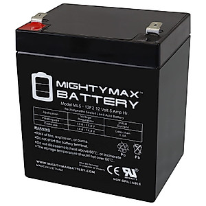 Mighty Max Battery 12V 5Ah F2 SLA Replacement Battery for Sota SA1250 SA 1250