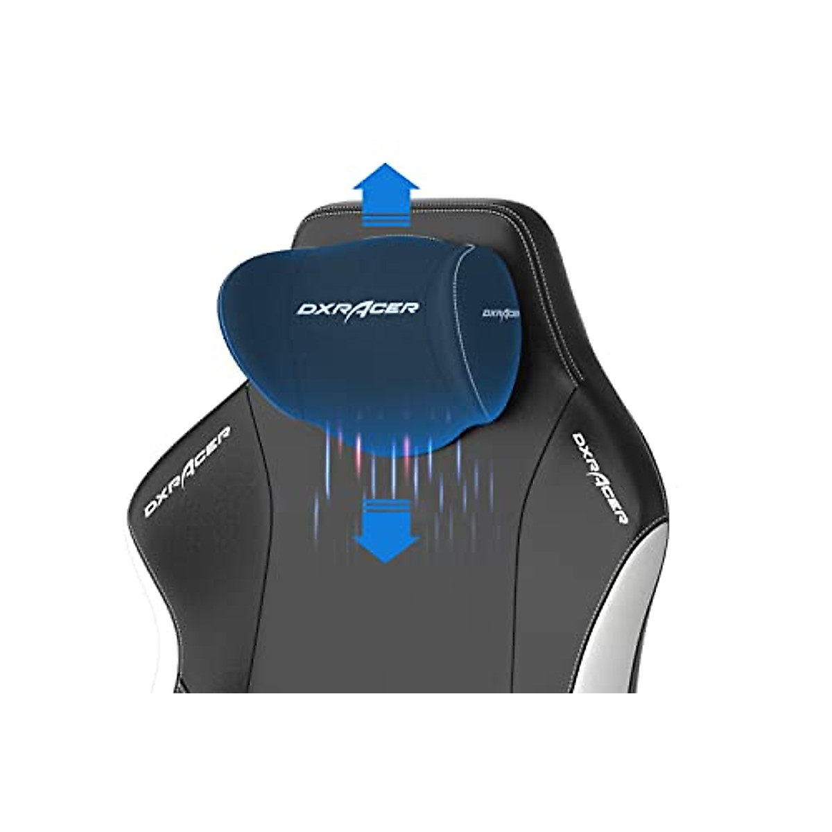 DXRacer Craft Pro Gaming Chair, High Density Memory Foam, 4D Armrests, Adjustable Recline with Extra Wide and Thick Cushion, Standard, Black & White