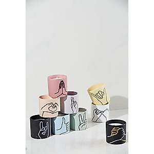 Paddywax Impressions Artisan Hand-Poured Scented Candle, 5.75-Ounce, Hang Loose (Ocean Rose & Bay)