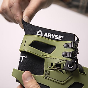 ARYSE IFAST Ankle Brace - Ankle Stabilizer For Men & Women - Great For Basketball, Volleyball, Soccer & More! (Medium, Black, Pair)