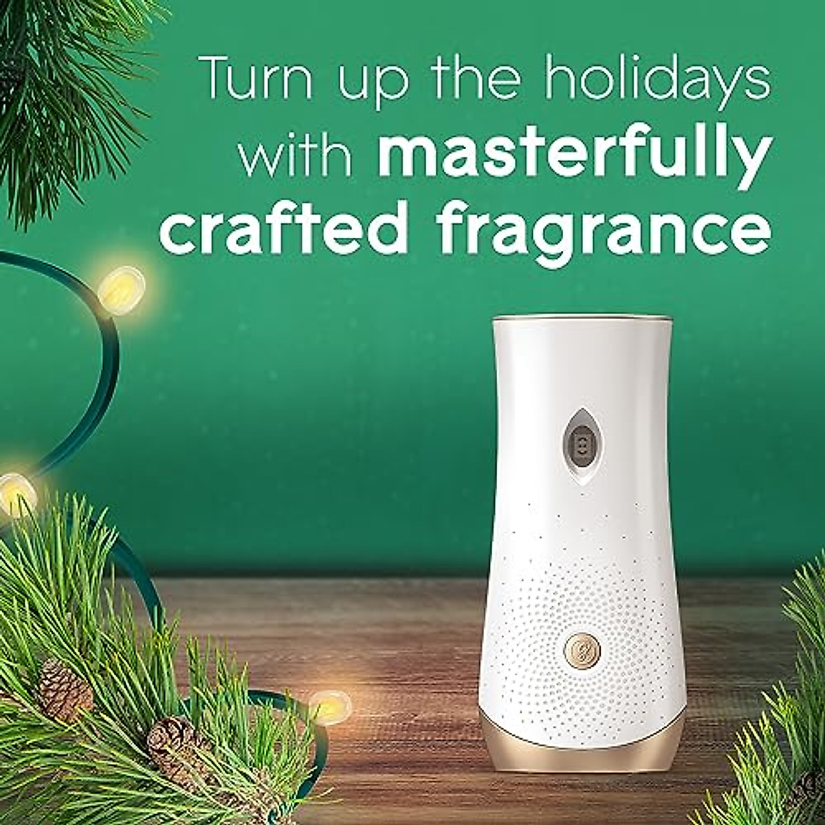 Glade Automatic Spray Refill, Air Freshener for Home and Bathroom, Twinkling Pine & Cedar, Limited Edition Scent, 6.2 Oz